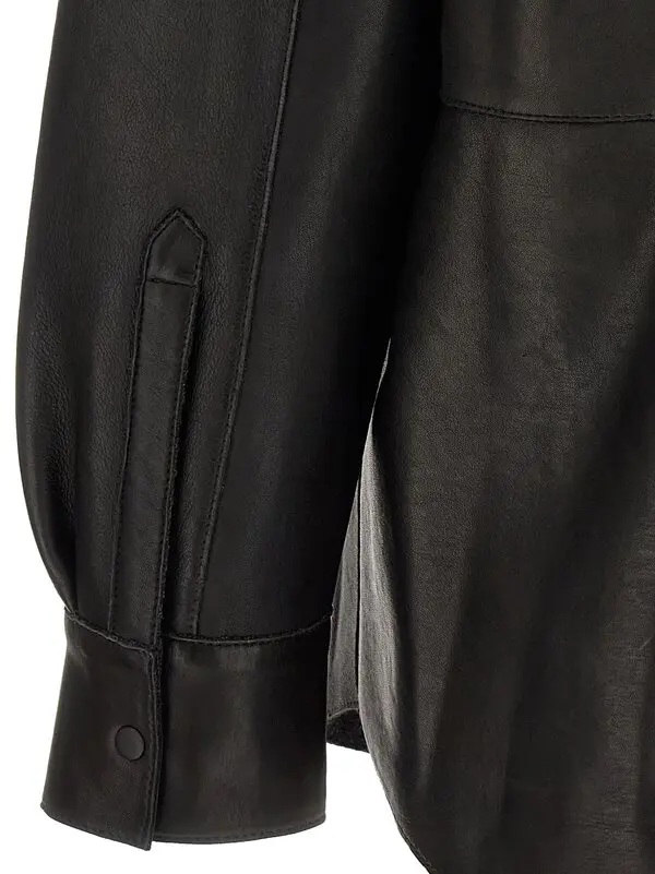 P.a.r.o.s.h Leather Shirt