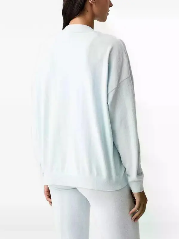 Guess Aria Logo-embroidered V-neck Cardigan