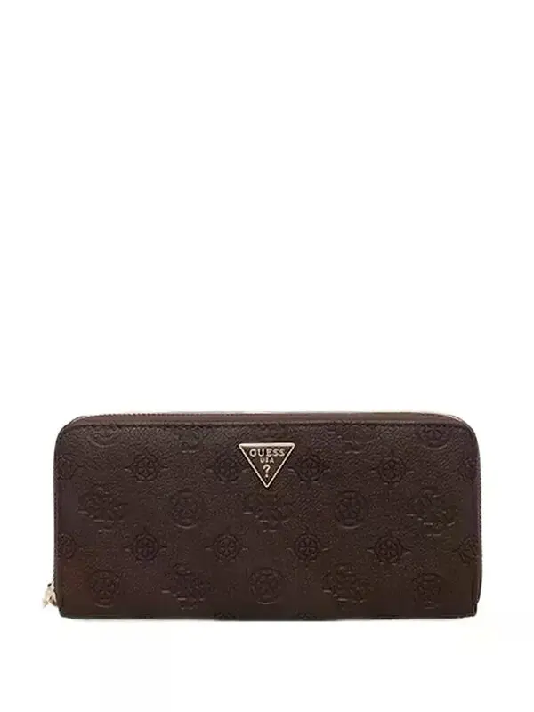 Guess Large Blake Logo-embossed Zip-around Wallet