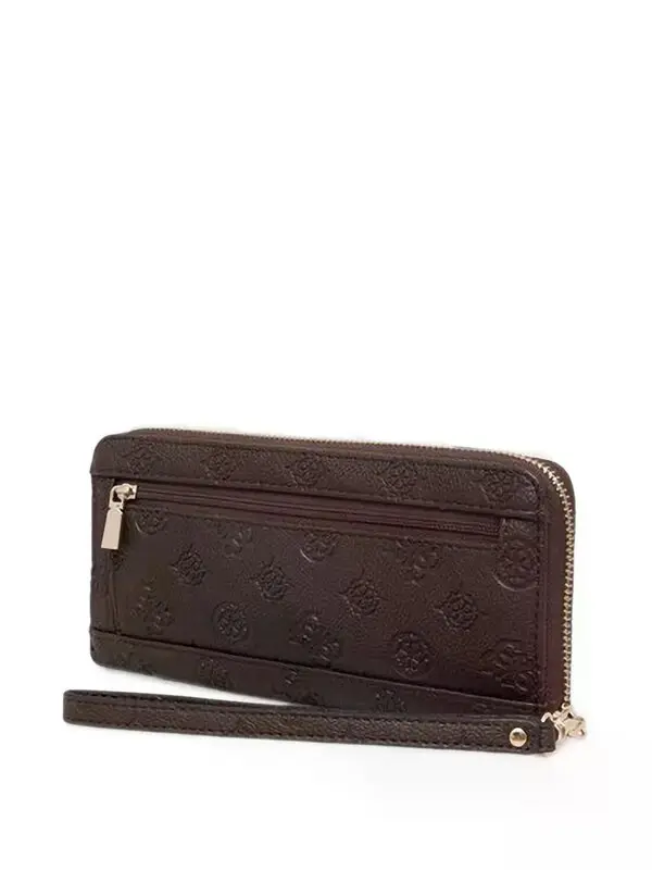 Guess Large Blake Logo-embossed Zip-around Wallet