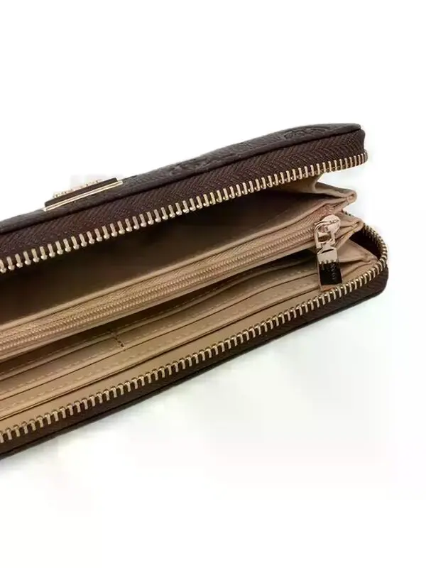 Guess Large Blake Logo-embossed Zip-around Wallet
