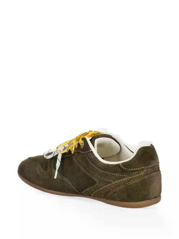 Guess Besar Suede Contrast-stitched Sneakers