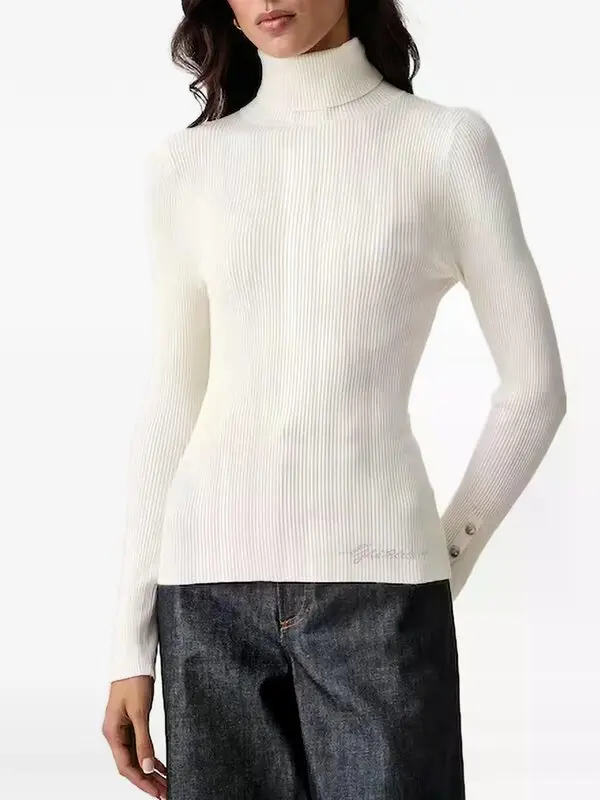 Guess Ribbed Roll-neck Sweater