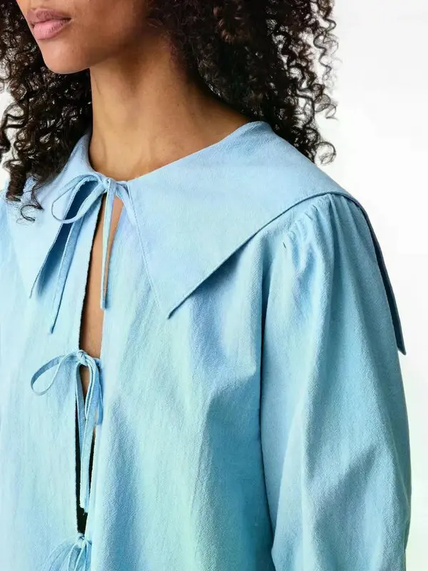 Marc O'polo Tie-fastening Sailor-collar Blouse