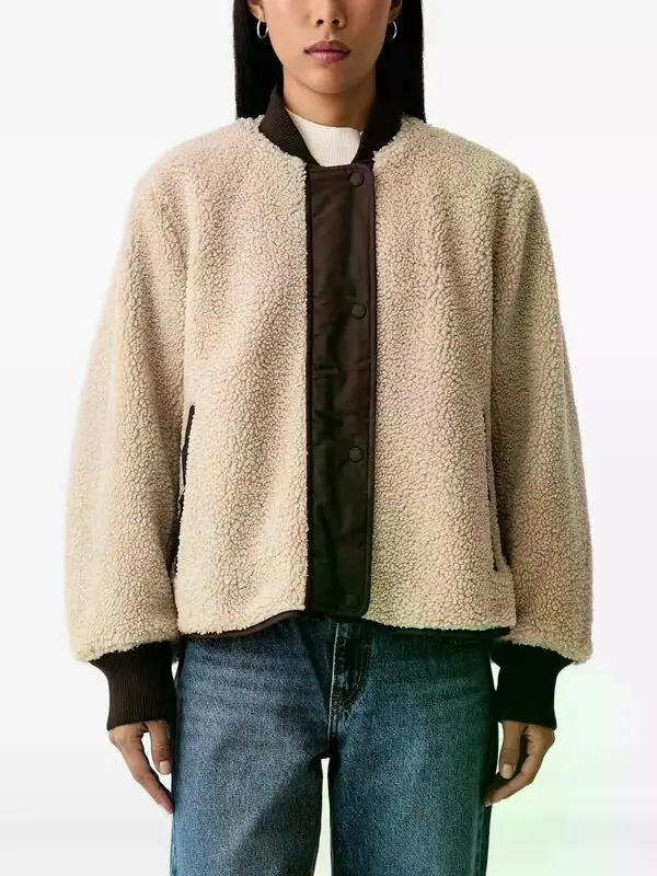 Marc O'polo Reversible Teddy-fleece Bomber Jacket