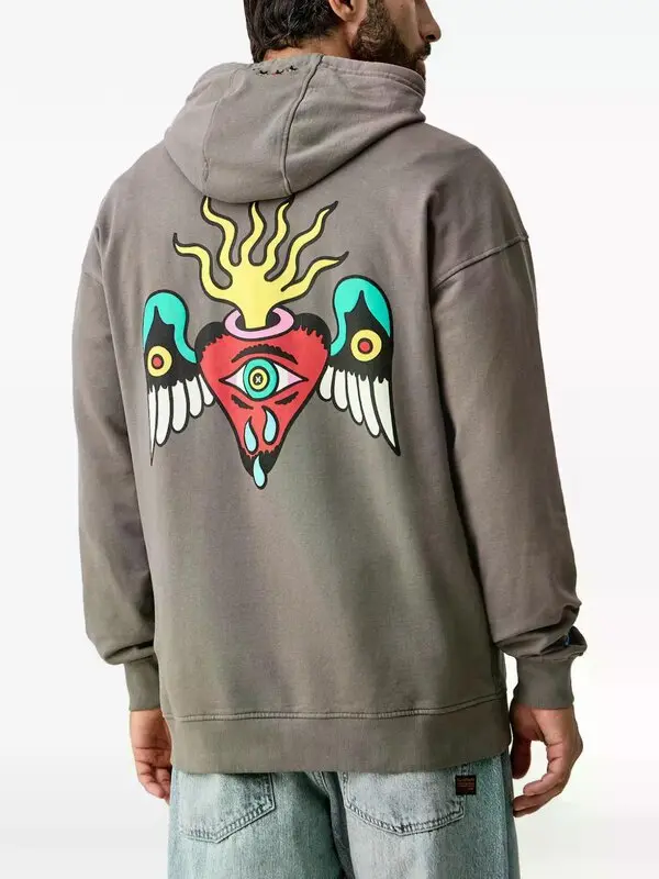 Hurley Graphic-print Drawstring Hoodie