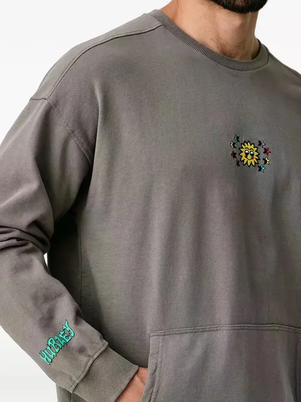 Hurley Etam Sun Graphic-print Pouch-pocket Sweatshirt