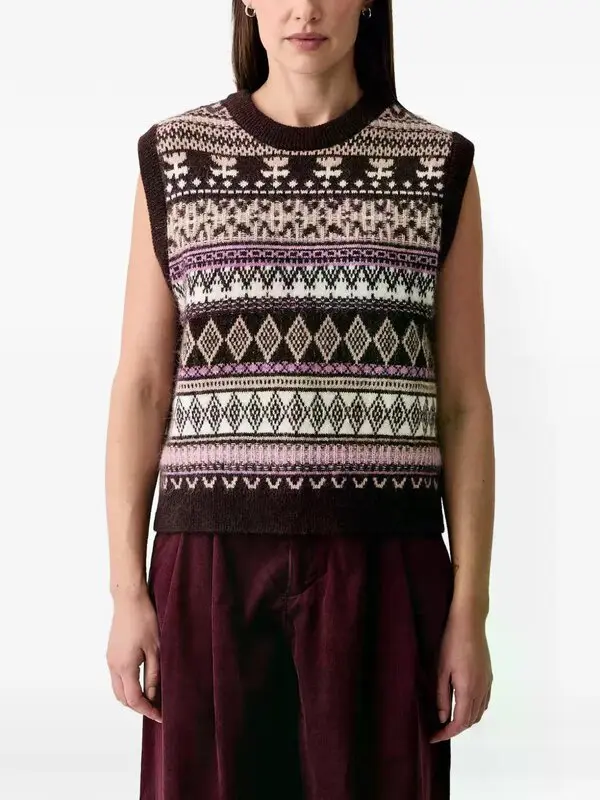 Marc O'polo Fair Isle Knitted Vest
