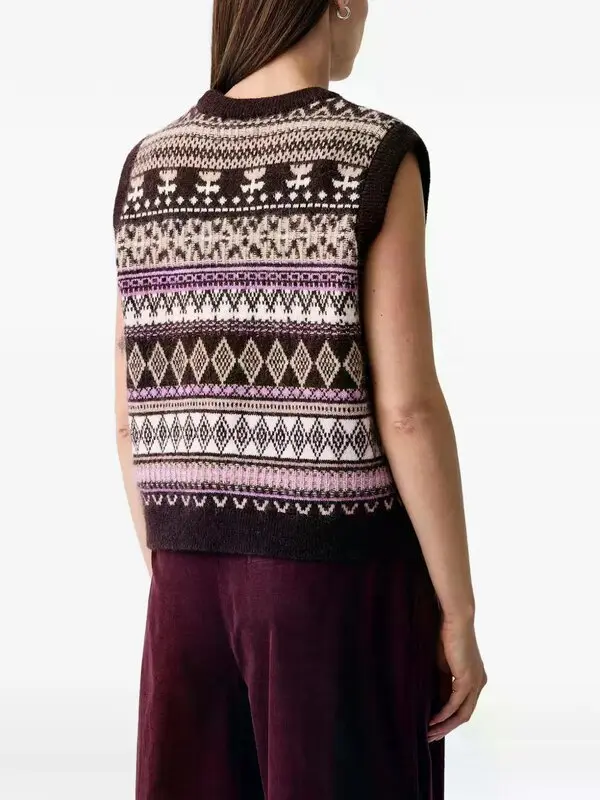 Marc O'polo Fair Isle Knitted Vest