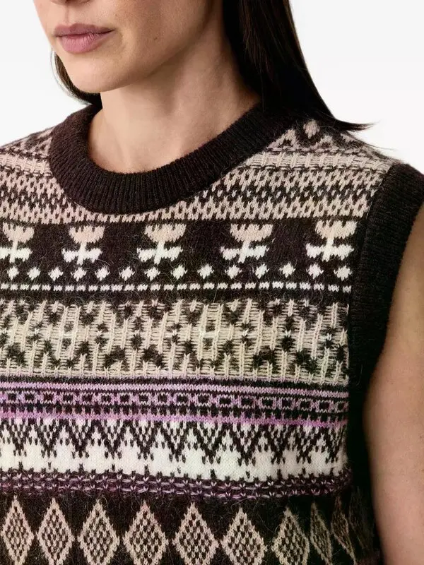Marc O'polo Fair Isle Knitted Vest