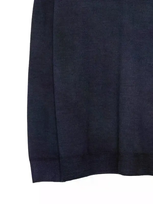 Fedeli Long-sleeve Polo Sweater