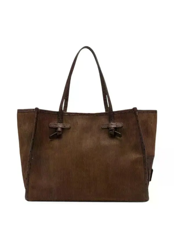 GIANNI CHIARINI Medium Marcella Leather-trim Tote Bag