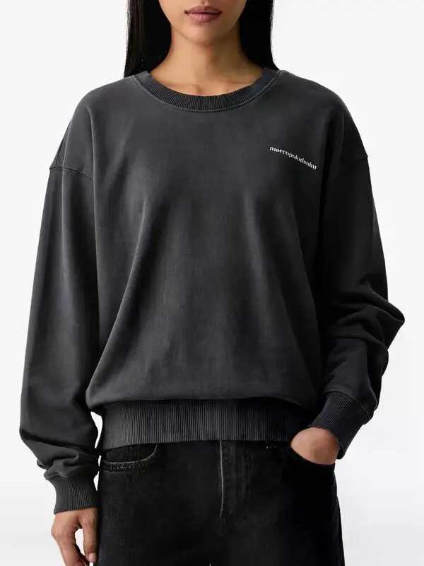 Marc O'polo Floral-print Logo-print Sweater