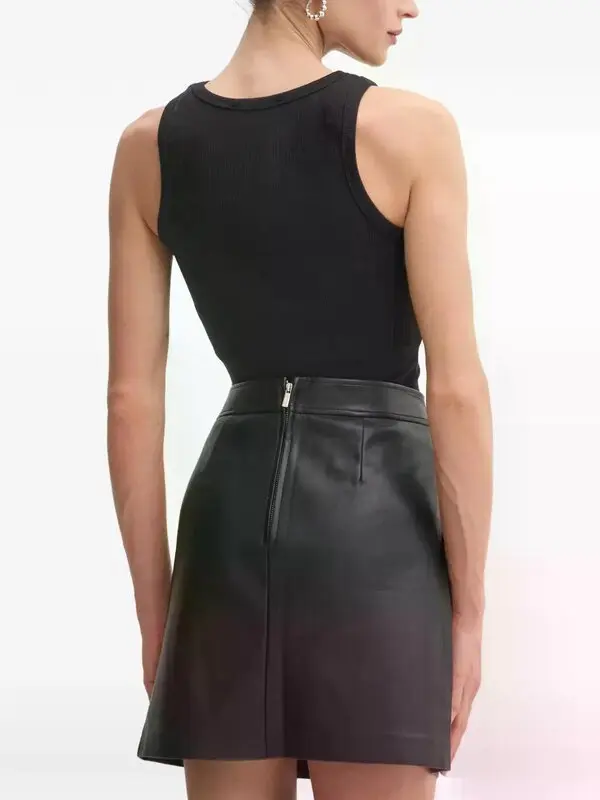 MORGAN Button-detail Pocket Mini Skirt