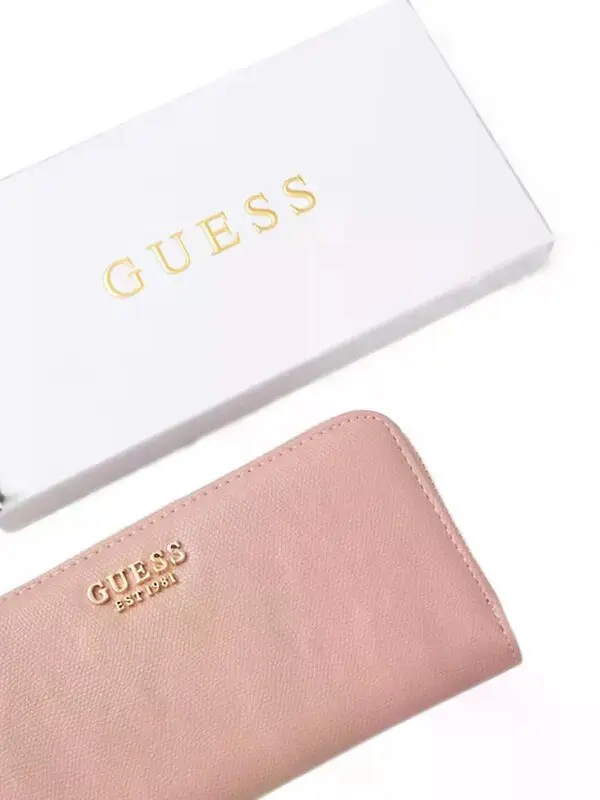 Guess Amorette Logo-plaque Zip-around Wallet