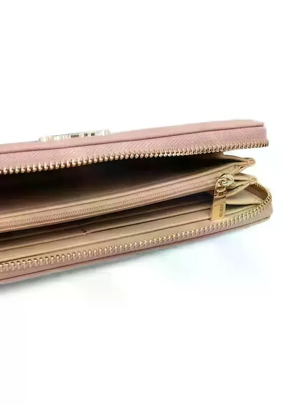 Guess Amorette Logo-plaque Zip-around Wallet