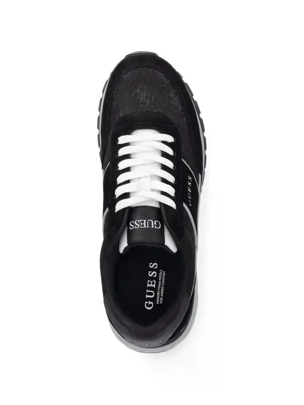 Guess Rexlor Monogram-print Panelled Sneakers