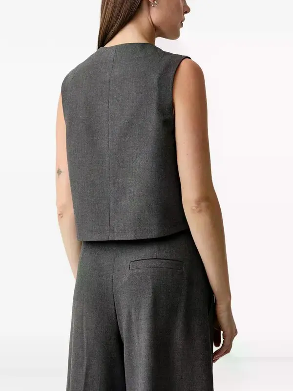 Marc O'polo Button-up Cropped Waistcoat