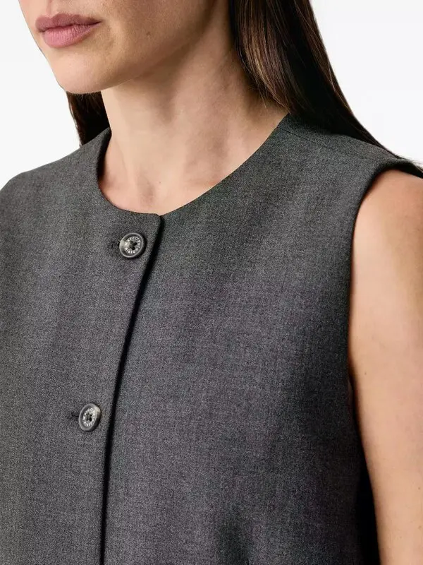Marc O'polo Button-up Cropped Waistcoat