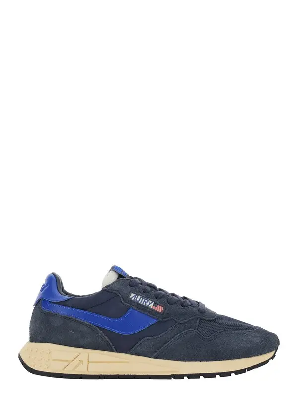 AUTRY Reelwind Leather Low-top Sneaker For - Blu