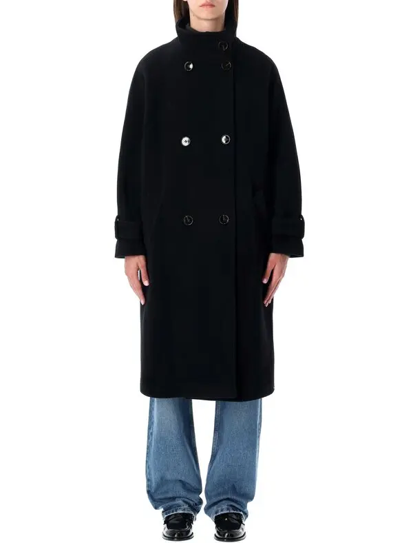 SESSUN Double-breasted Wool Coat