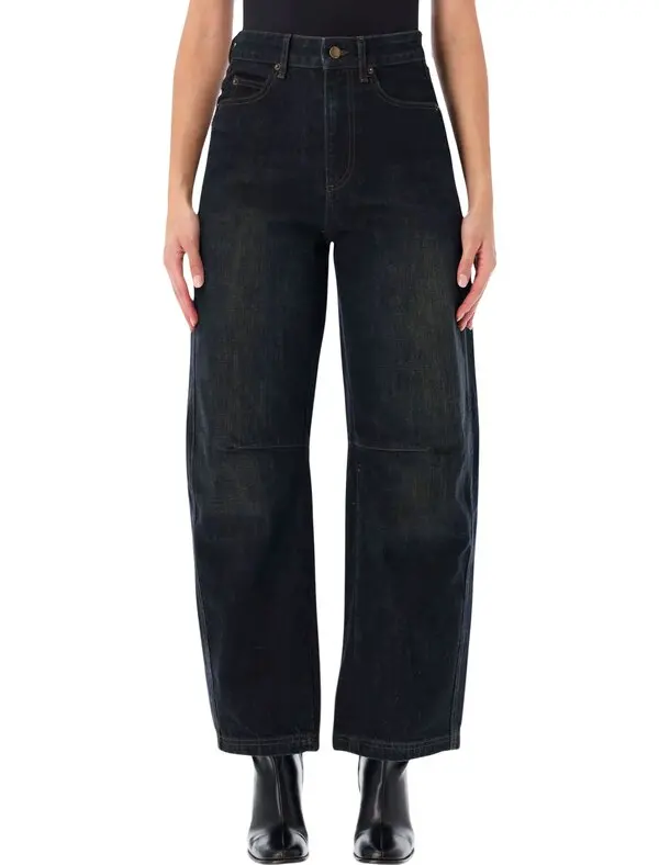 Soeur High-waist Wide-leg Jeans - Nero