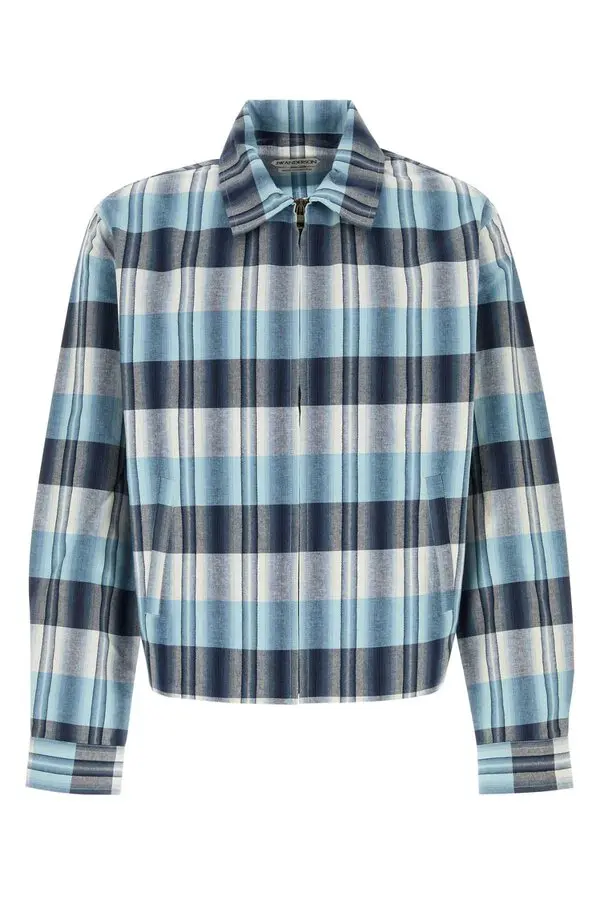 JW Anderson Embroidered Cotton Shirt-jacket