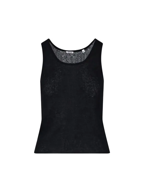 Aspesi Sleeveless Knit Tank Top