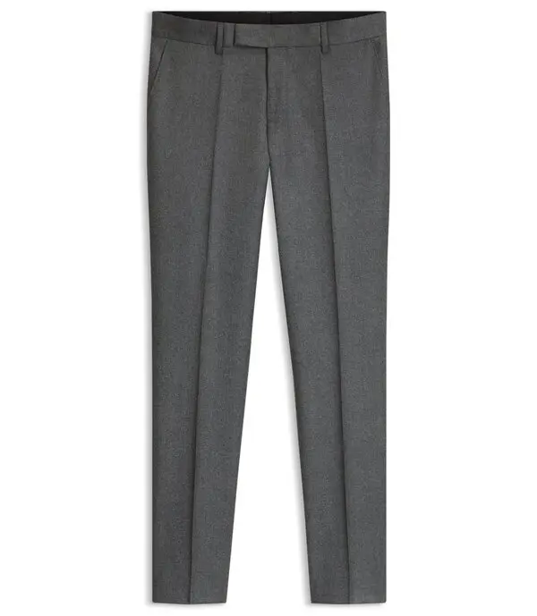 BOSS One Slim-fit Pants In Melange Virgin Wool