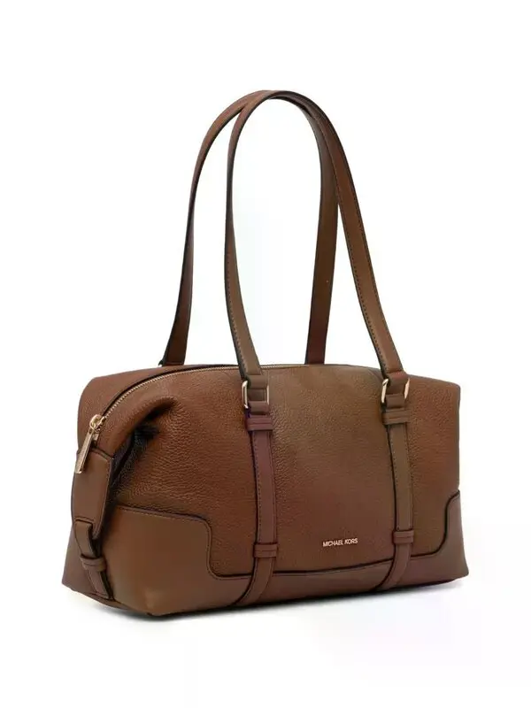 Michael Kors Teddi Large Textured Shoulder Bag - Brown