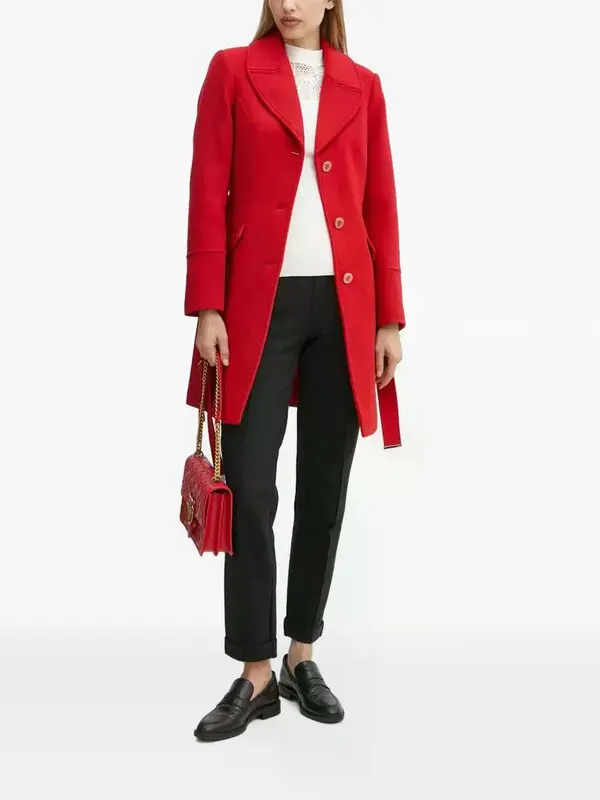 MORGAN Belted Single-breasted Coat
