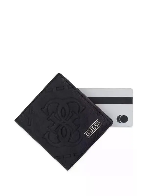 Guess Boston Logo-embossed Bifold Wallet