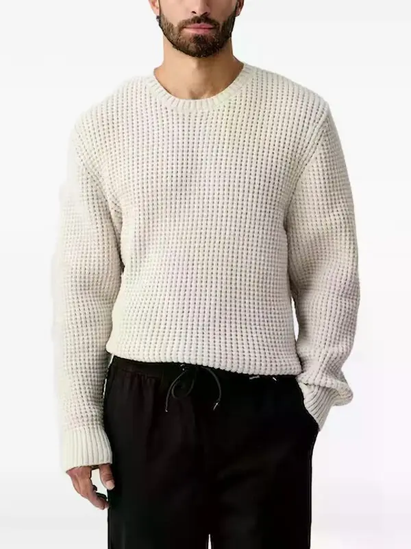 Hurley Waffle-knit Crew-neck Sweater