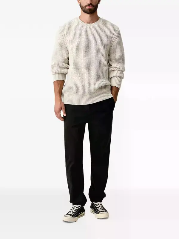 Hurley Waffle-knit Crew-neck Sweater