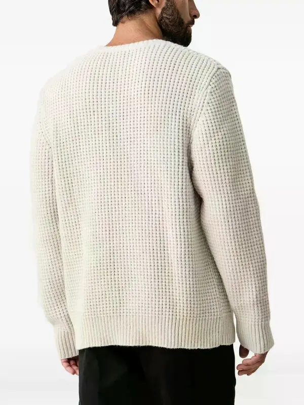 Hurley Waffle-knit Crew-neck Sweater