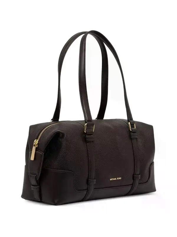 Michael Kors Teddi Large Textured Shoulder Bag - Brown