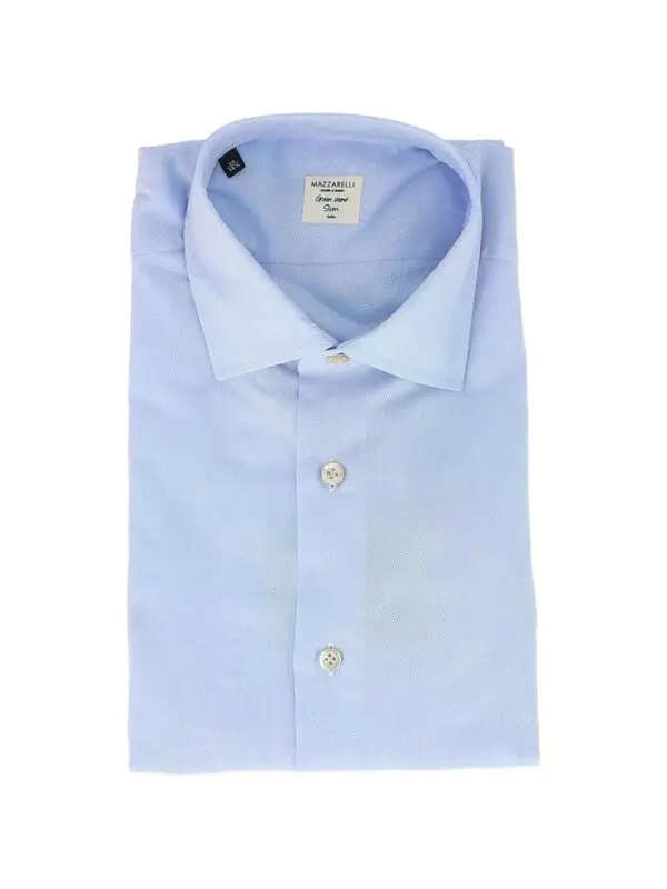 MAZZARELLI Slim-fit Cotton Shirt