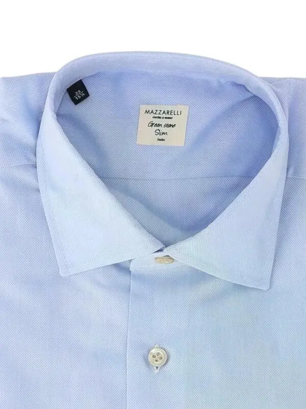 MAZZARELLI Slim-fit Cotton Shirt