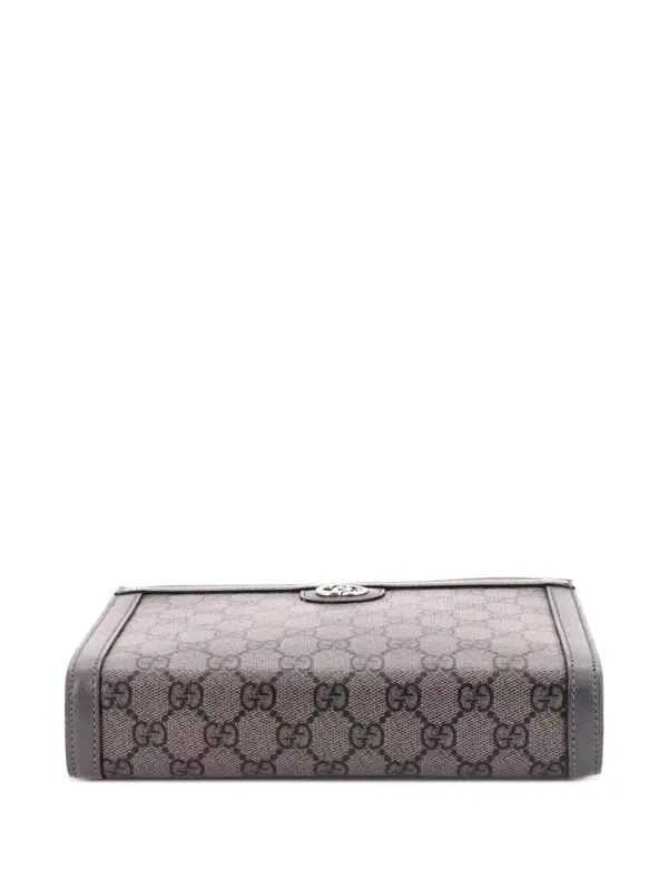 Gucci Ophidia Convertible Shoulder Bag Gg Coated Canvas Small Crossbody Bag - Grey