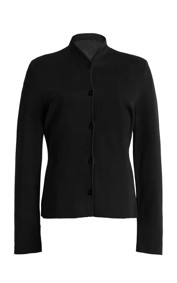 KALLMEYER Uri Standing Collar Jacket - Black