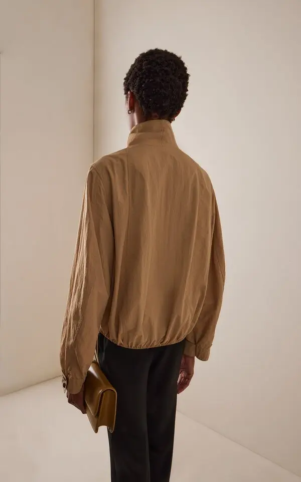 KALLMEYER Nira Funnel Neck Nylon Windbreaker