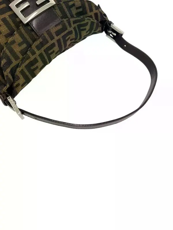 Fendi 1990-2000 Zucca Canvas Shoulder Bag