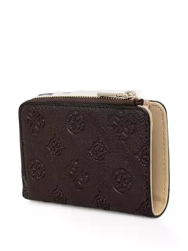 Guess Logo-embossed Zip-around Wallet