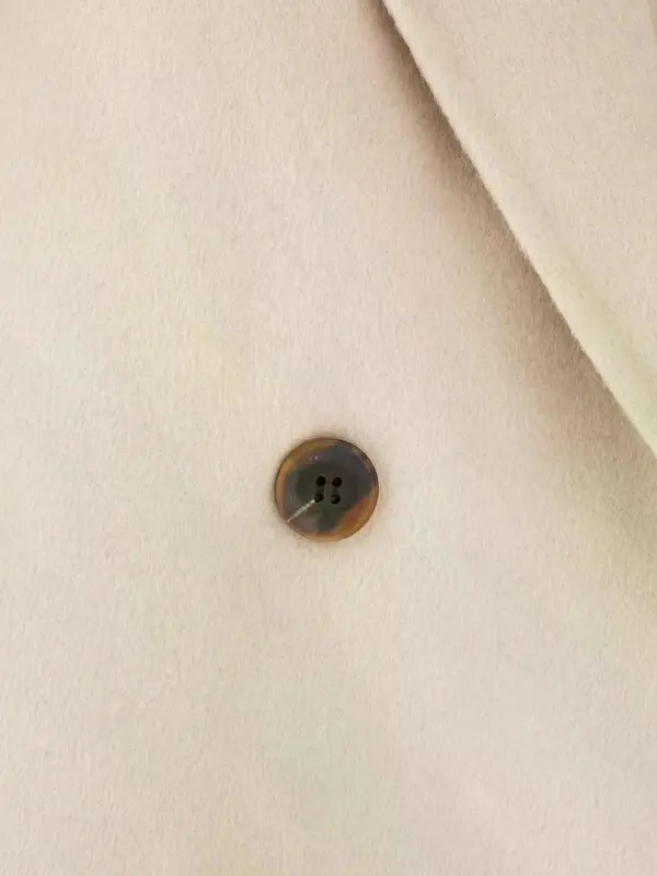 THE DYNAMIS STUDIO Double-breasted Wool Short Coat
