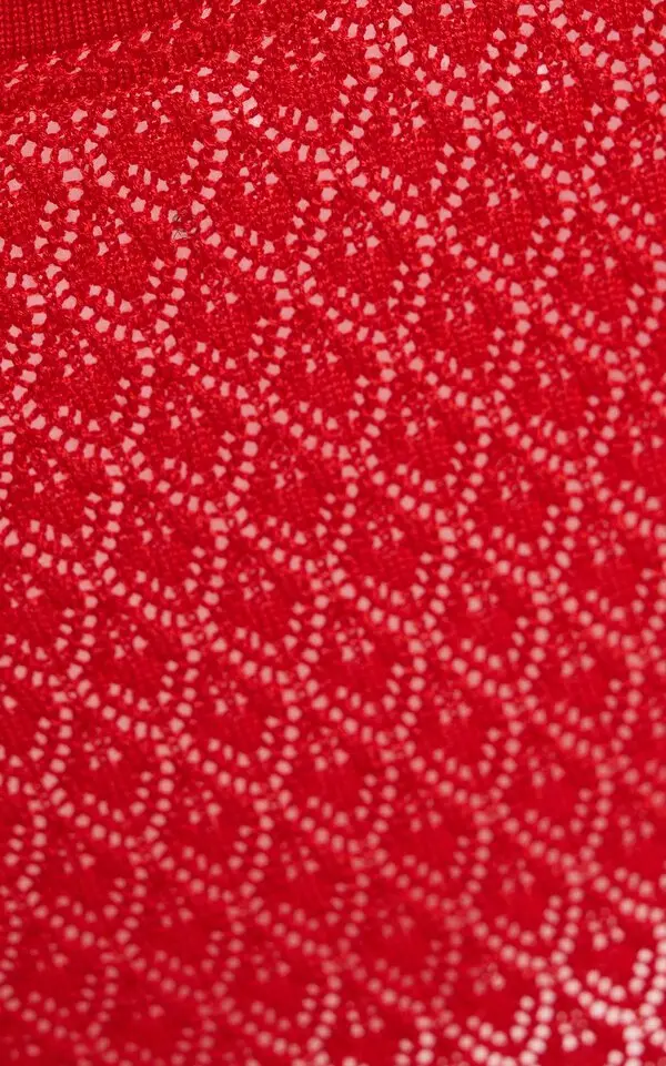 Carolina Herrera Sleeveless Pointelle Stitch Knit Tank Top