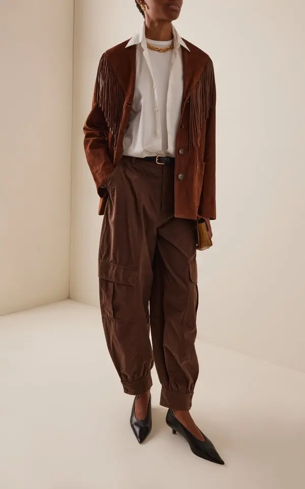 Sea Samantha Fringed Suede Jacket
