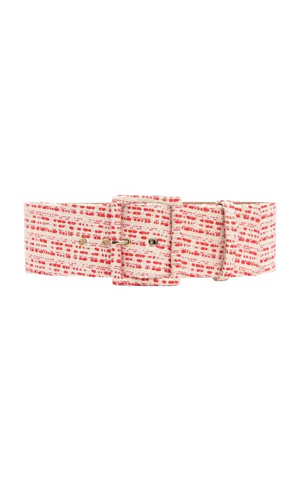 Carolina Herrera Tweed Maxi Icon Belt
