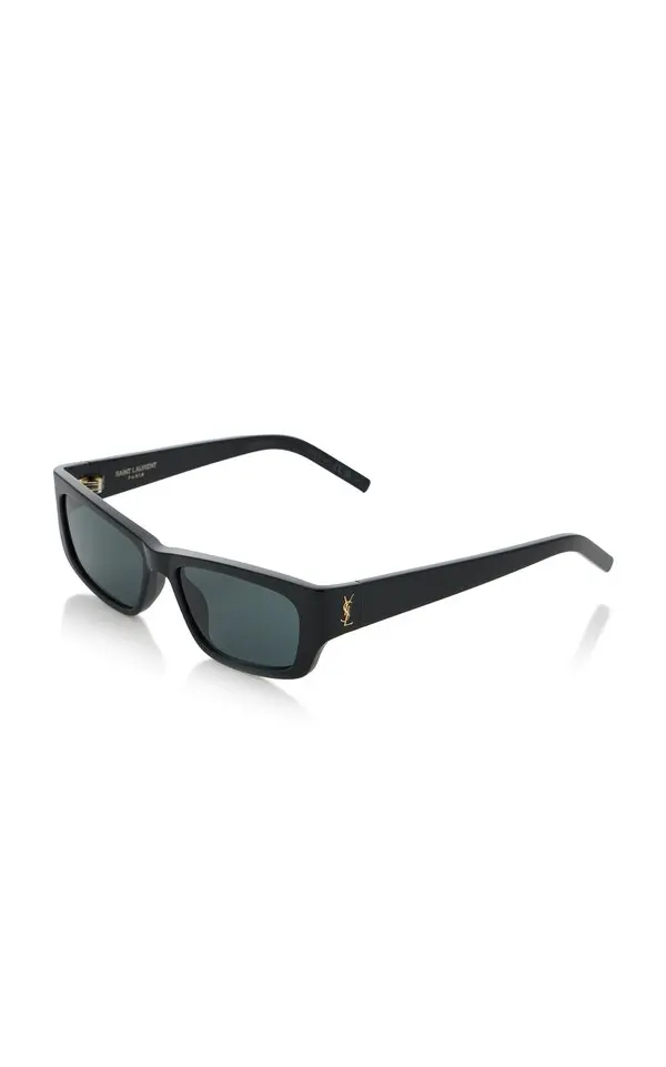 Saint Laurent Jazz Cat-eye Acetate Sunglasses - Black