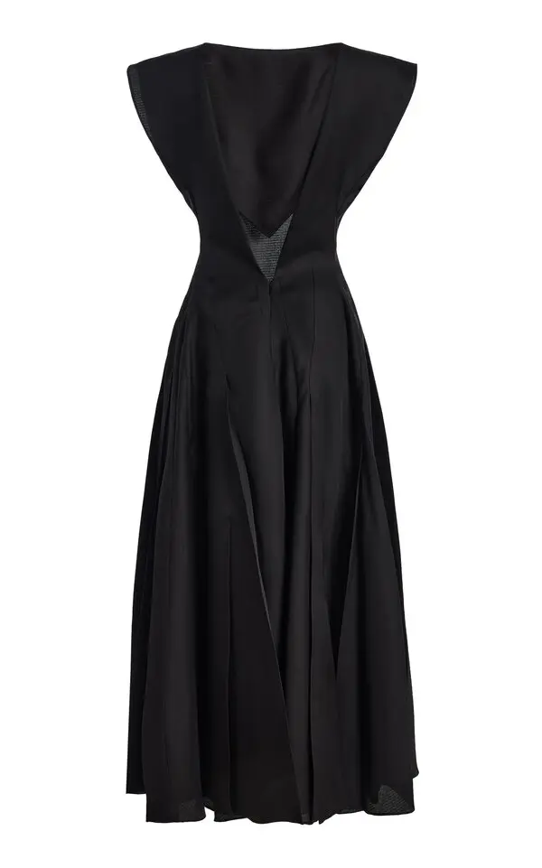 Calvin Klein Araminta Pleated Midi Dress