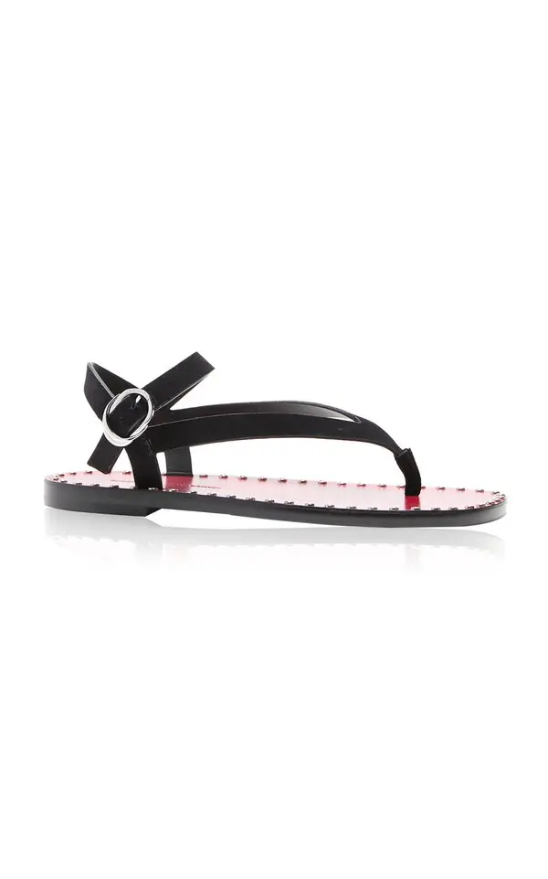 Proenza Schouler Glove Grommet Sandals In Calfsuede